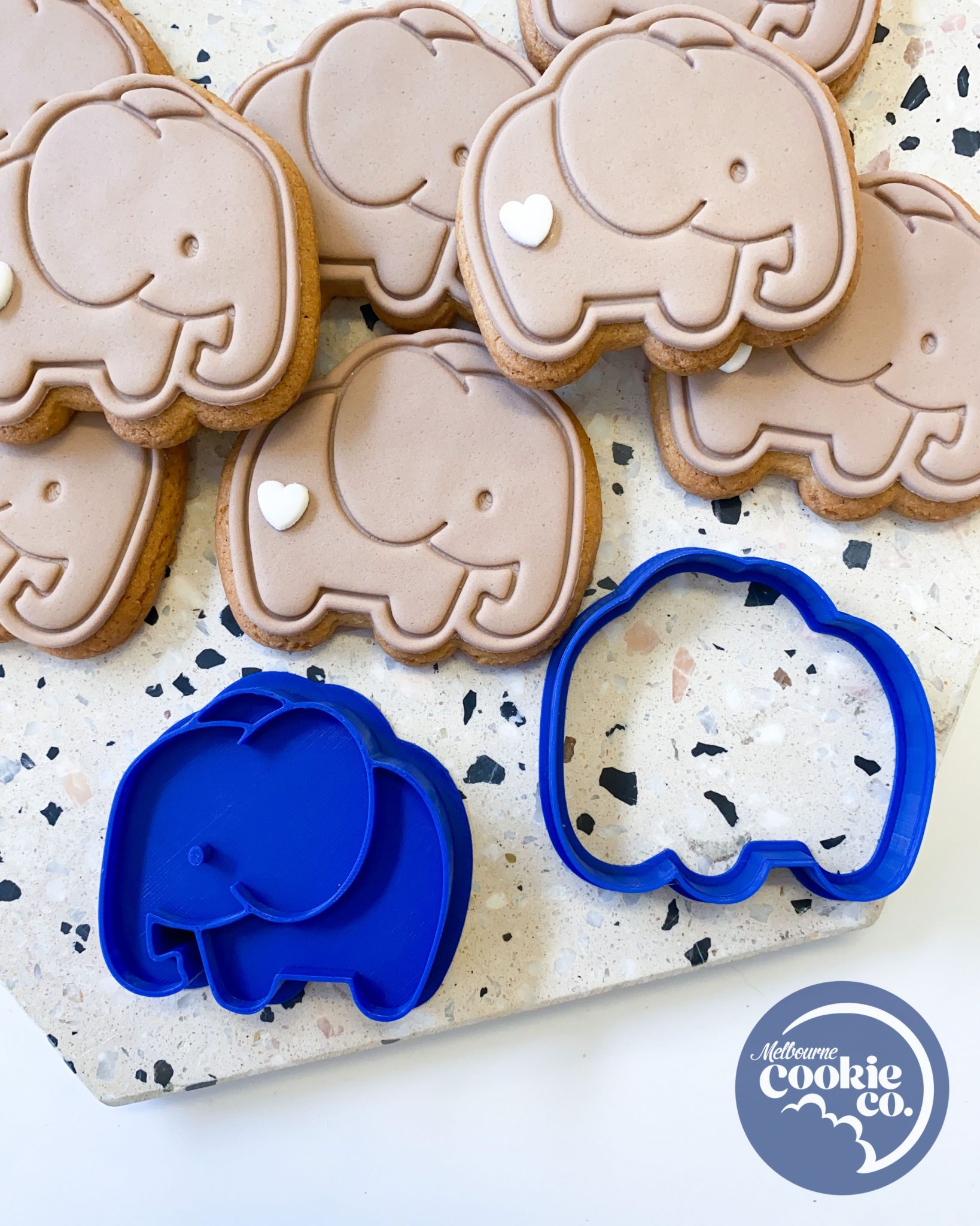 Baby Elephant Embosser and Cutter | Melbourne Cookie Co