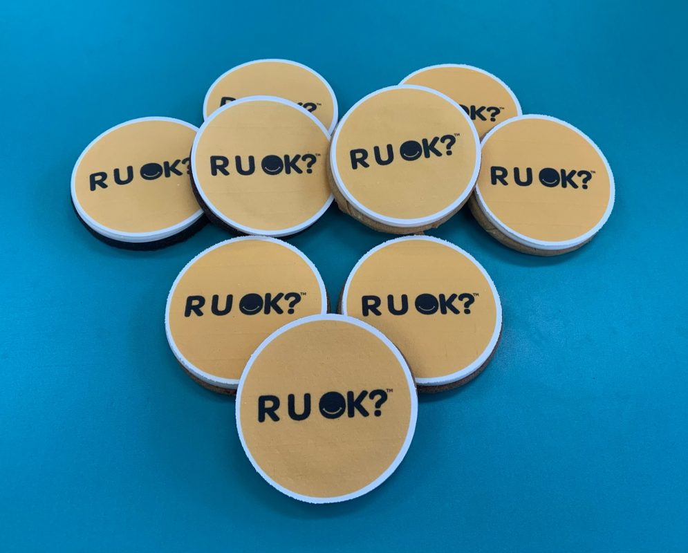 Corporate Cookies- RU OK? Printed Cookies - Melbourne Cookie Co